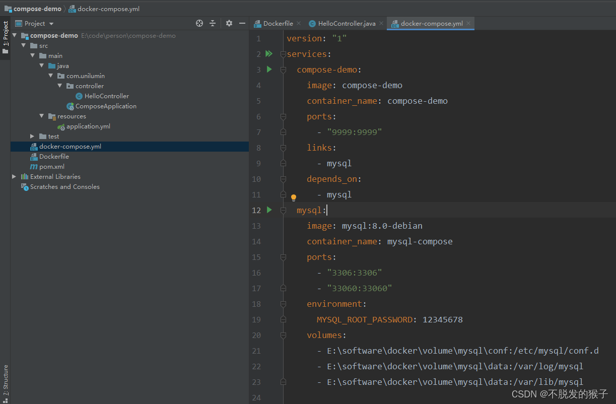 【windows】docker与docker-compose部署spring boot项目_docker windows springboot-CSDN博客