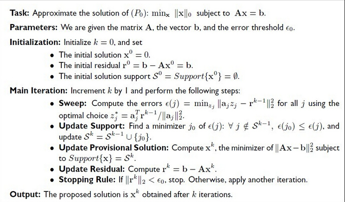 Somp算法matlab7 稀疏表示之omp,somp算法及opencv实现 Csdn博客