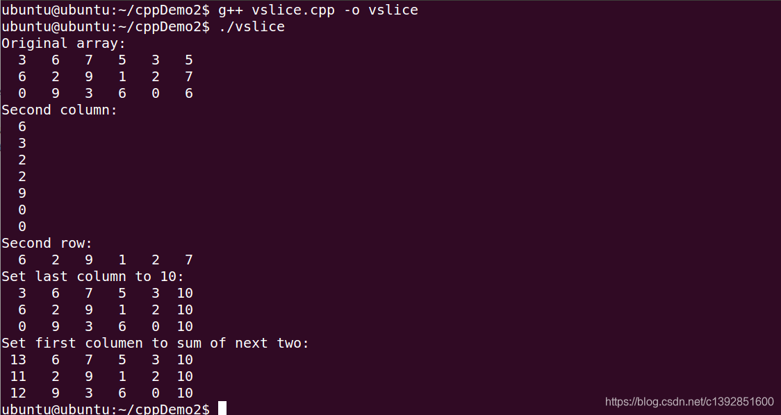 C++ Primer Plus 书之--C++ 类库介绍(valarray, slice) 和模板initializer_list_c++数组slice-CSDN博客