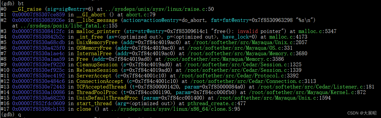 记录一次Aborted错误_error: aborted-CSDN博客