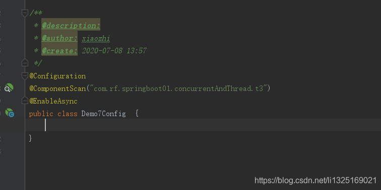创建spring异步任务，报错No qualifying bean of type ‘org.springframework.core ...