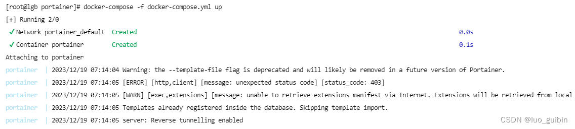 docker-compose部署容器可视化管理平台portainer_portainer docker-compose-CSDN博客