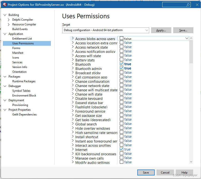 Delphi 11 安卓的蓝牙权限申请_delphi蓝牙-CSDN博客