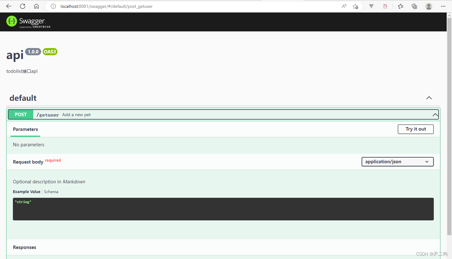 node.js使用swagger来测试post请求传递body数据的API_swagger 如何编写post中的body参数-CSDN博客