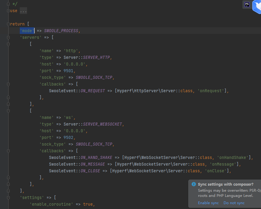 Hyperf 如何做到用两个端口 9501/9502 都能连接 Websocket 服务以及多 Worker 协作实现聊天室功能_hyperf websocket-CSDN博客