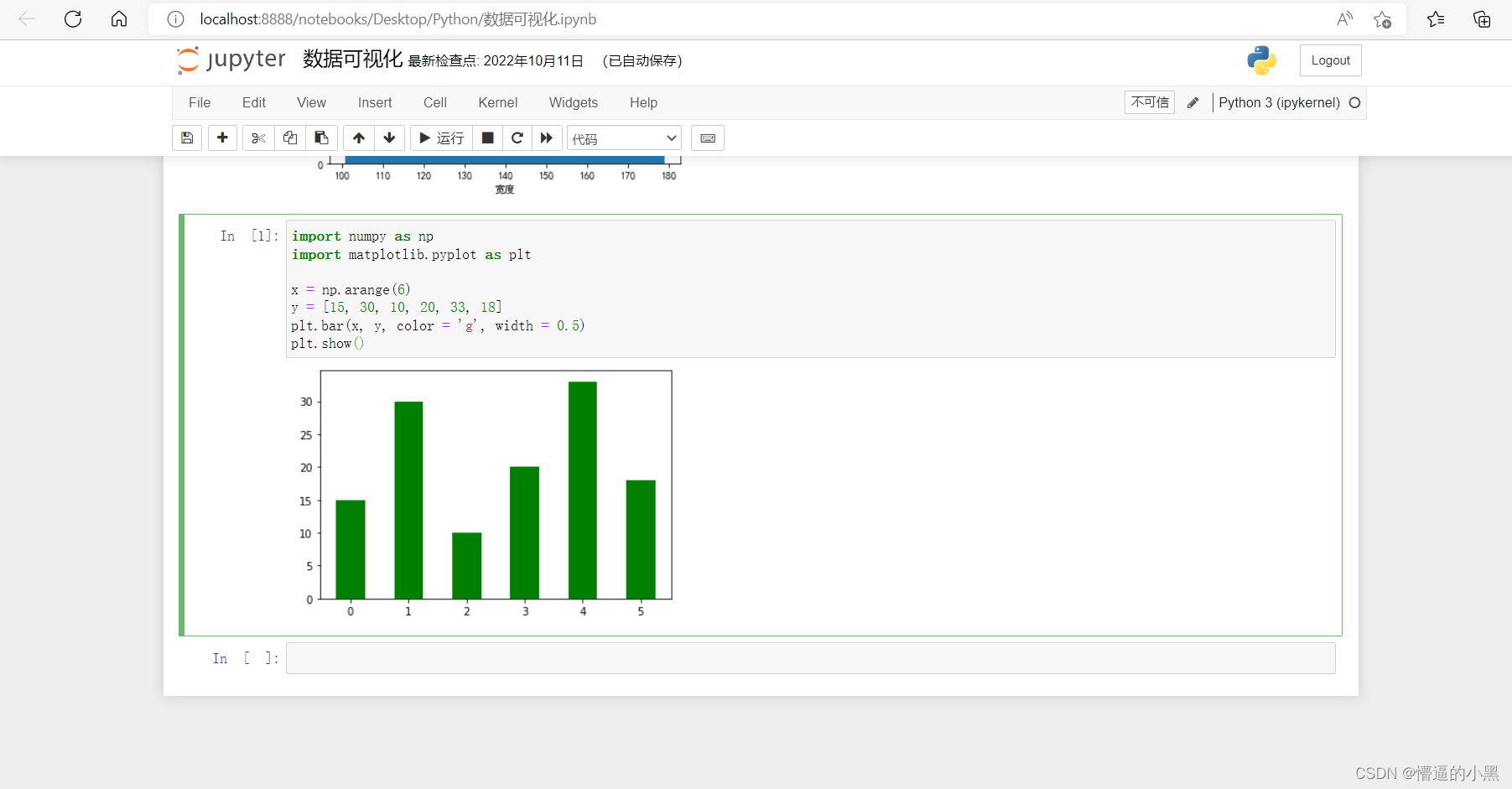 绘制简单的柱形图(python)_python绘制随机柱状图代码-CSDN博客
