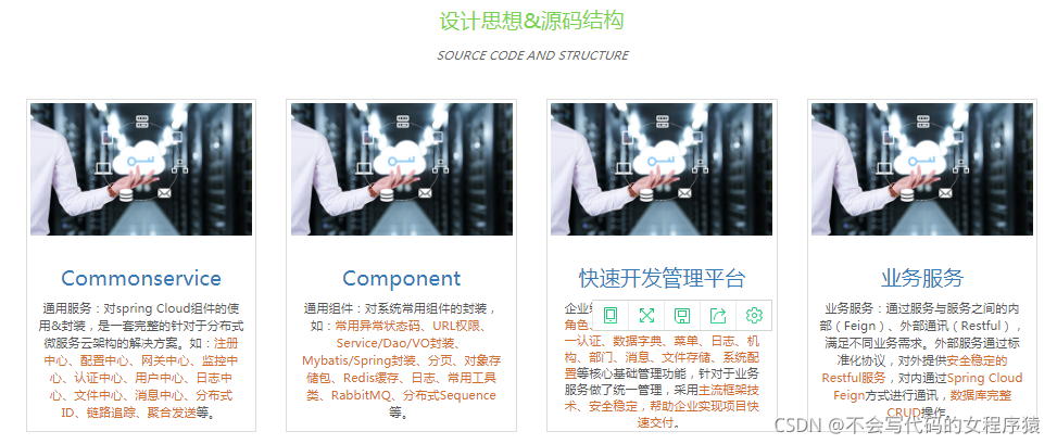 企业快速开发平台Spring Cloud+Spring Boot+Mybatis+ElementUI 实现前后端分离整合spring cloud云架构快速开发平台_前后端分离项目整合成 ...