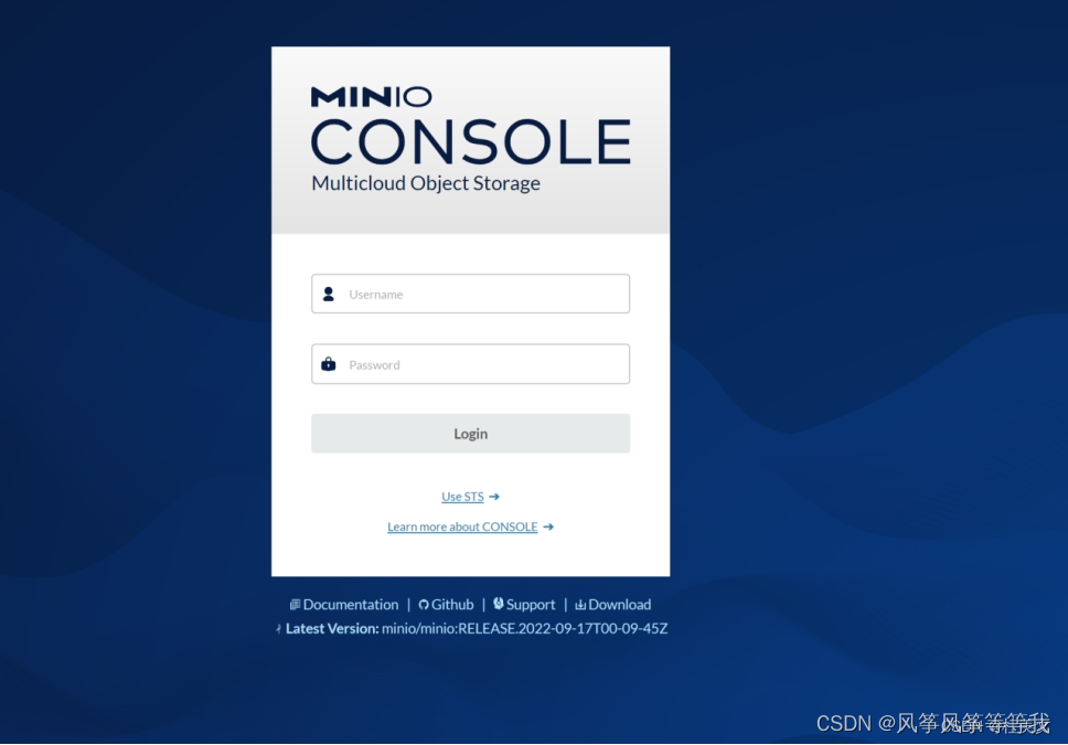 Docker安装MinIO详细步骤_update: run `mc admin update`-CSDN博客