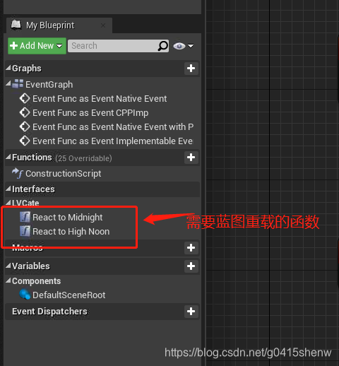 UE4接口与蓝图实现-CSDN博客