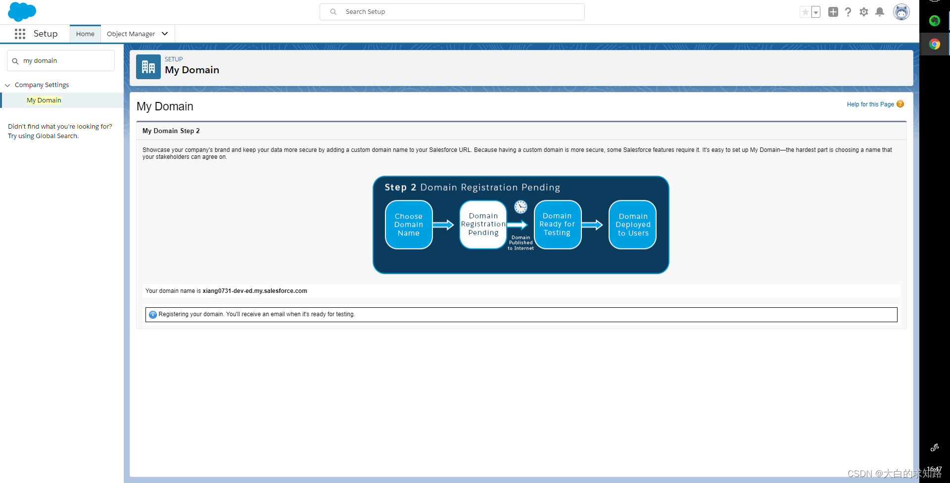 【Trailhead 题目解析】User Authentication - 2 Customize Your Login Process with My Domain-CSDN博客
