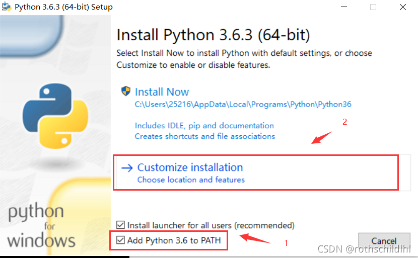 Python363安装详细简单完整版python36安装 Csdn博客