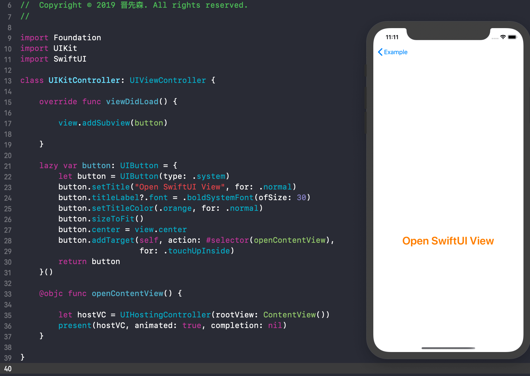 参考 Swiftui 官方示例做的常用组件示例，新手看过来，五分钟看完swiftui 组件 Csdn博客