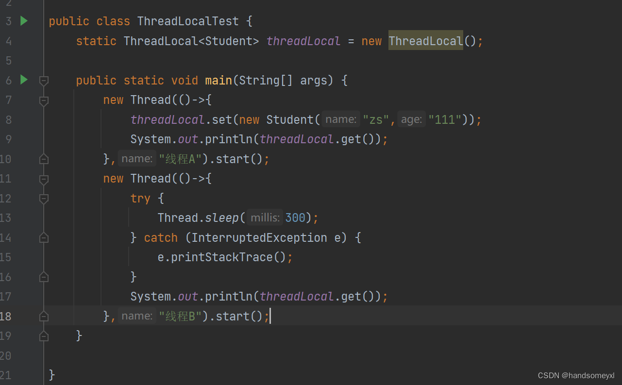 ThreadLocal的使用和原理_threadlocal里的变量是session设置的吗-CSDN博客