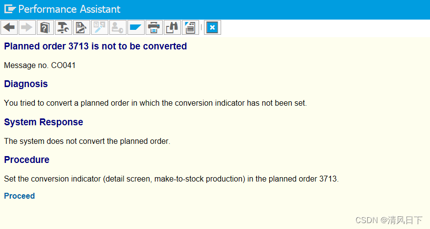 68 SAP报错：计划订单 3713 将不变换(CO40-Planned Order Conversion Indicator is missing)_sap计划订单-CSDN博客