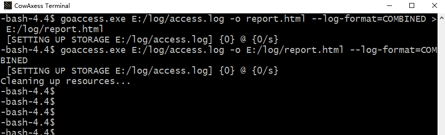 Windows使用cowaxess(goaccess)分析Nginx日志_goaccess windows-CSDN博客