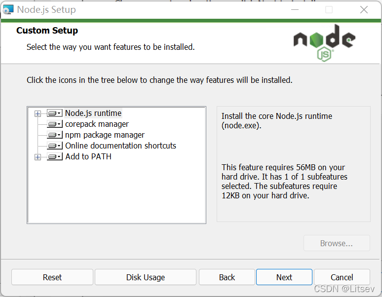 安装及使用Node.js步骤(win11)_win11安装node.js-CSDN博客