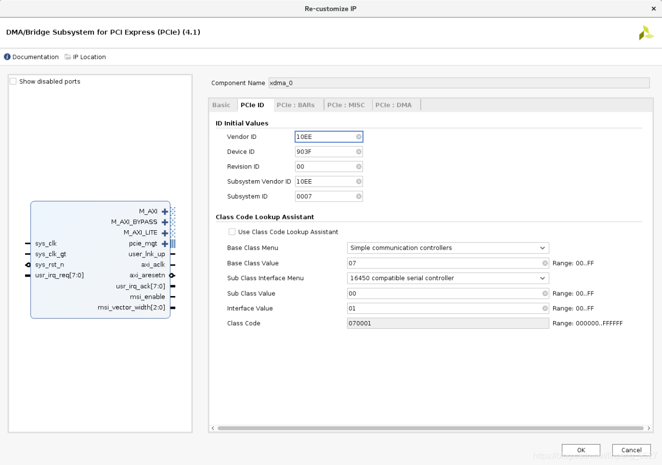XILINX DMA/Bridge Subsystem for PCI Express （XDMA）笔记2(基于VU9P FPGA)_pcie ...