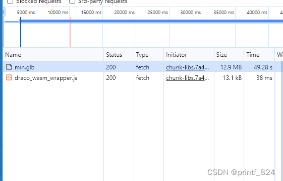 Three.js + Vue 处理glb文件过大问题（DRACOLoader加载压缩glb）-CSDN博客