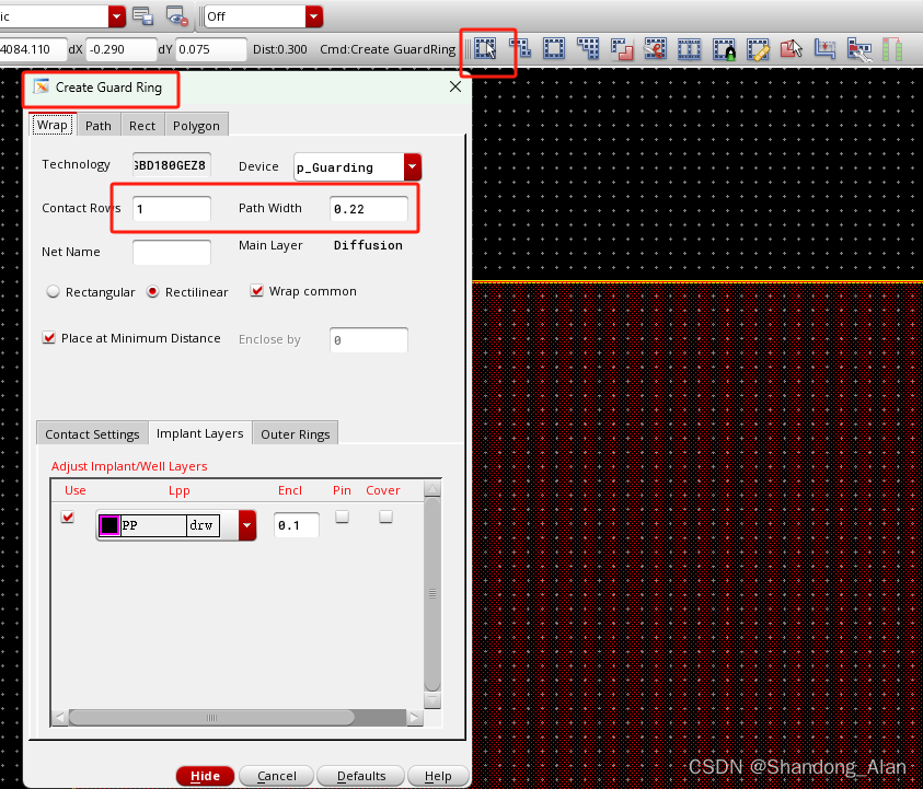 集成电路版图中创建Fluid Guard Ring-CSDN博客
