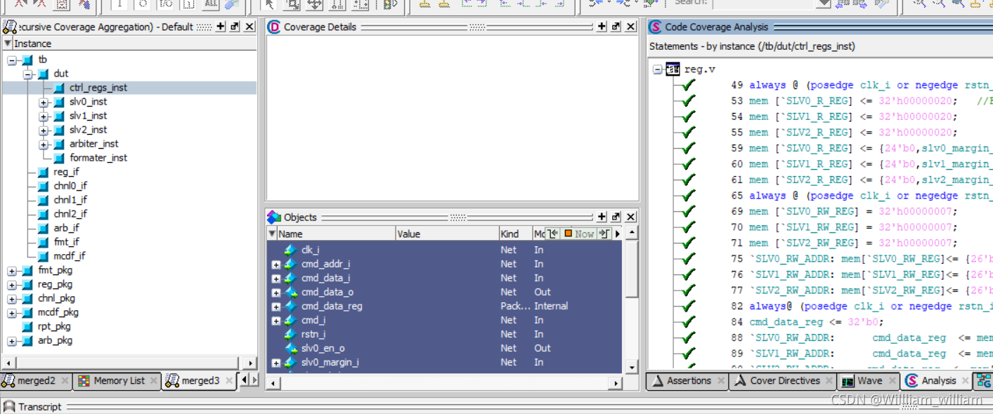 SystemVerilog学习之路（8）— QuestaSim里覆盖率的查看_questasim 生成覆盖率-CSDN博客