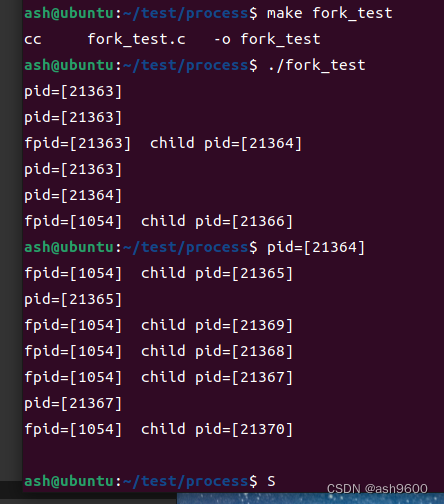 Linux学习 fork()函数_experiment 1 linux processes ex 1.1 fork() search -CSDN博客