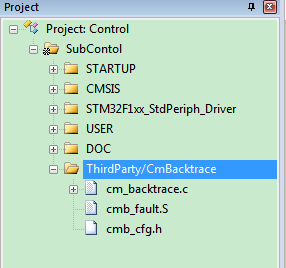 STM32 CmBackTrace 移植与使用_stm32修改cfg文件-CSDN博客