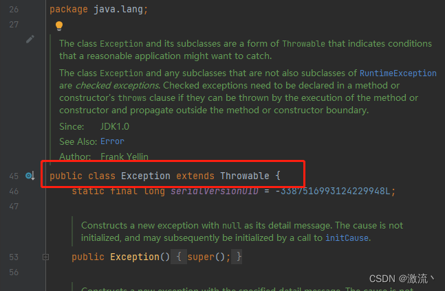 【面试必背知识】Java 中常见的异常有哪些？-CSDN博客