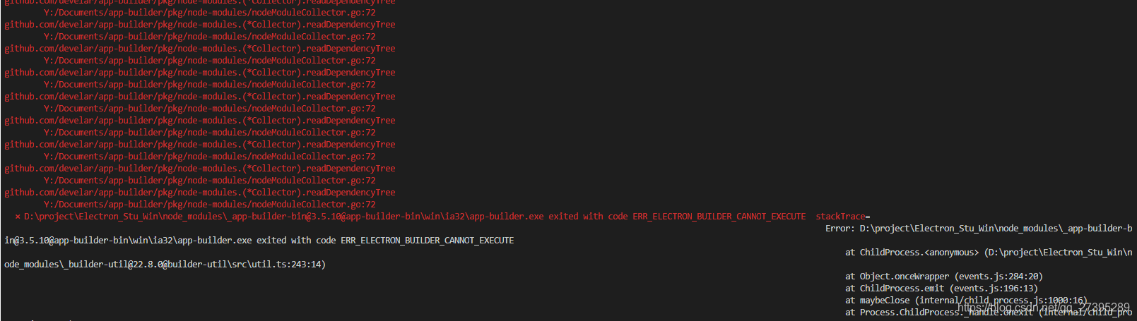 Electron-builder app-builder.exe ERR_ELECTRON_BUILDER_EXECUTE_app-builder.exe process failed-CSDN博客