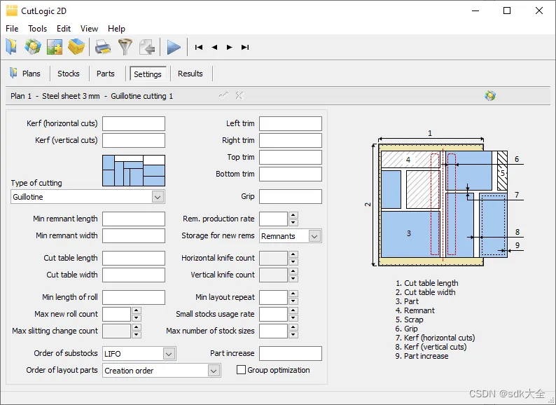 CNC切割优化软件:cutlogic-2d + cutlogic-1d + Crack-CSDN博客