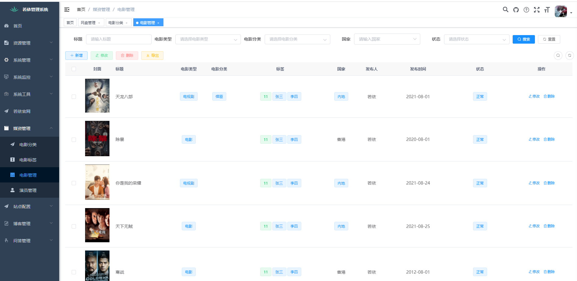 毕业设计｜springbootvue的电影视频平台系统spring Boot Vue 视频剪辑 Csdn博客 