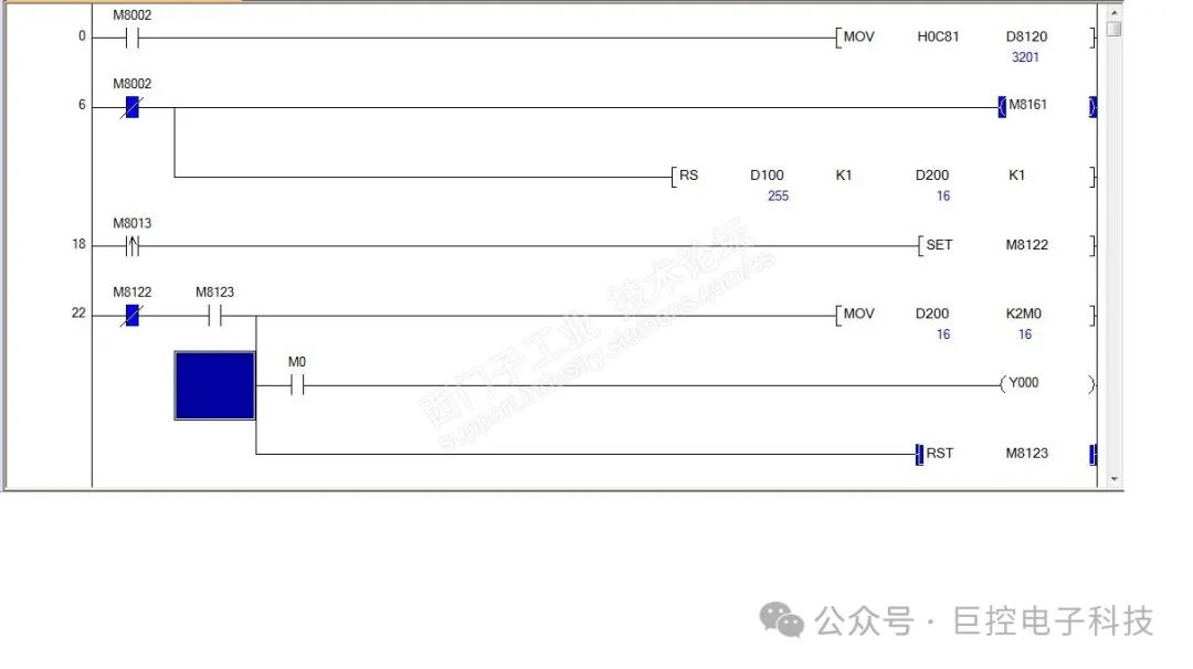 西门子200smart与三菱FX3U plc之间的自由口通讯_西门子200和三菱plc通讯-CSDN博客
