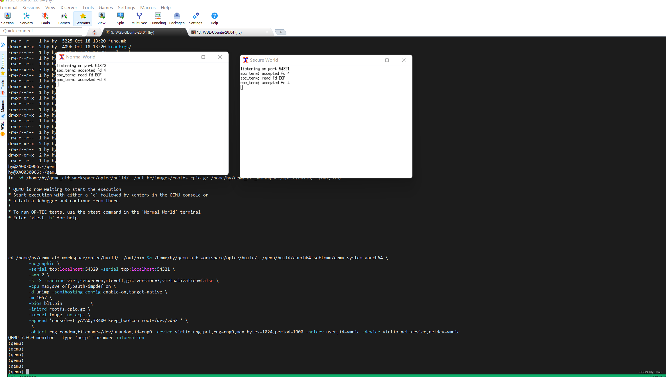 WSL2 ubuntu qemu搭建optee（无需ubuntu终端）_wsl2 qemu-CSDN博客