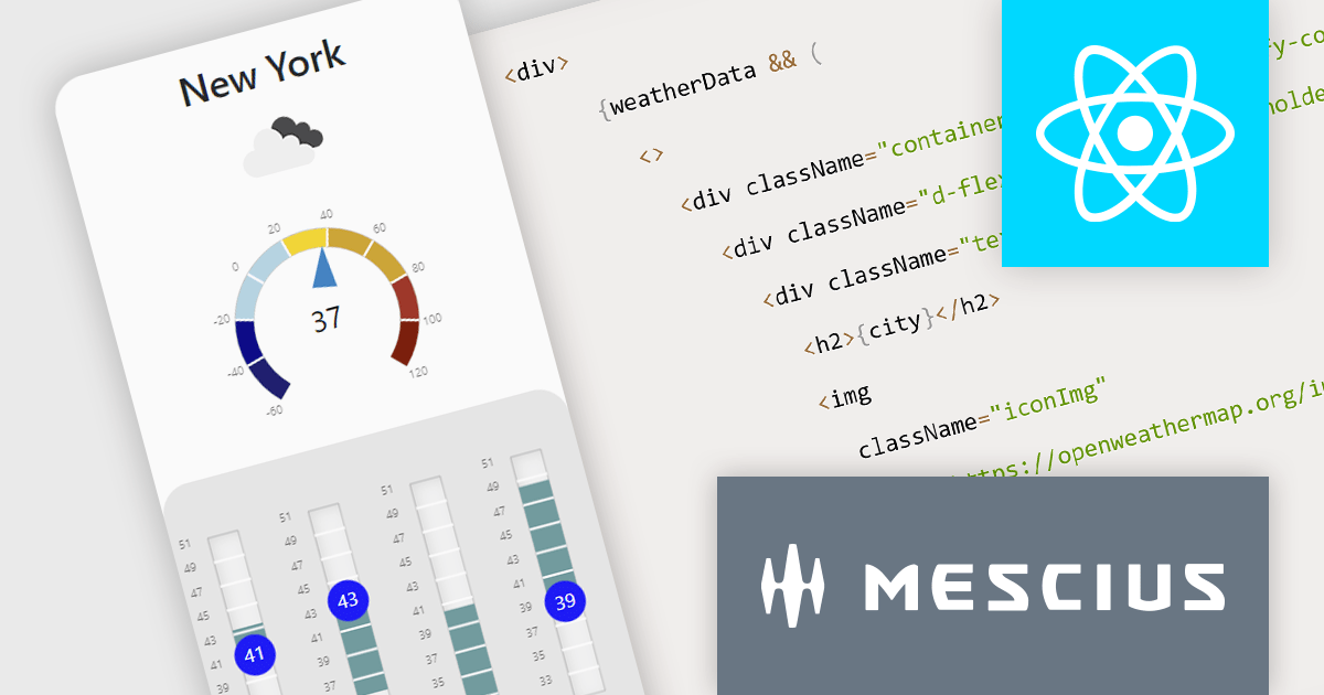 使用Wijmo仪表构建React Weather应用程序-CSDN博客