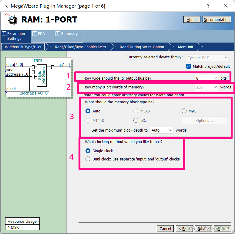 FPGA基础--【Altera】IP核（2）---RAM随机存取存储器_fpga板上ram-CSDN博客