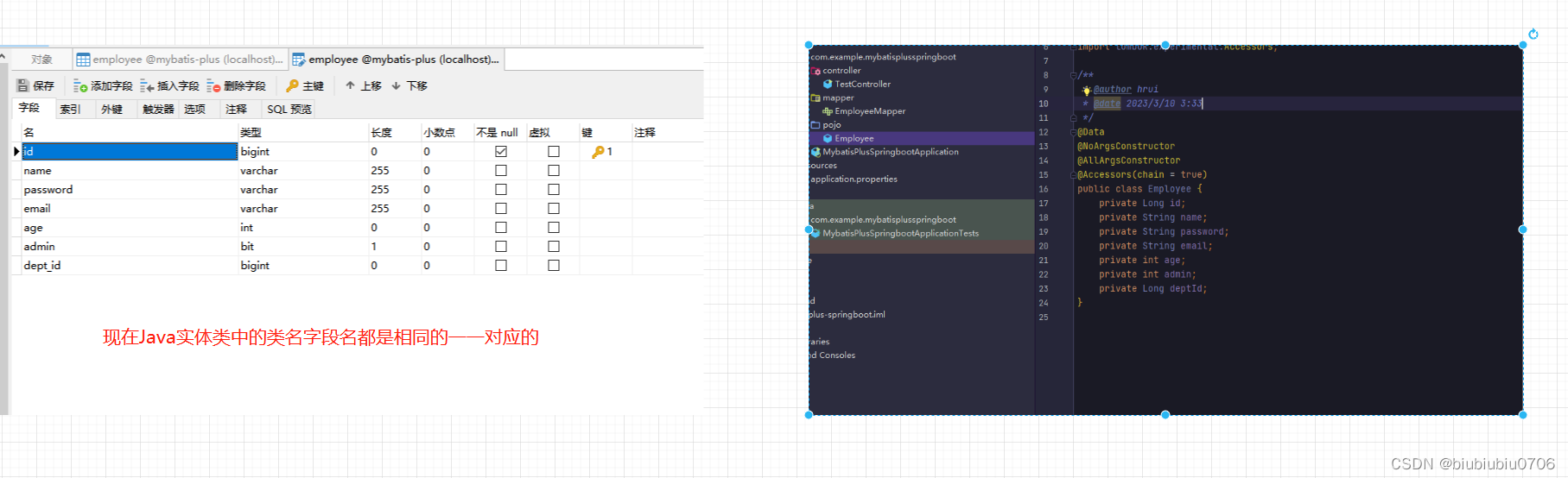 SpringBoot中使用Mybatis-plusDemo2常用注解_mybatis-plus-study-demo-CSDN博客