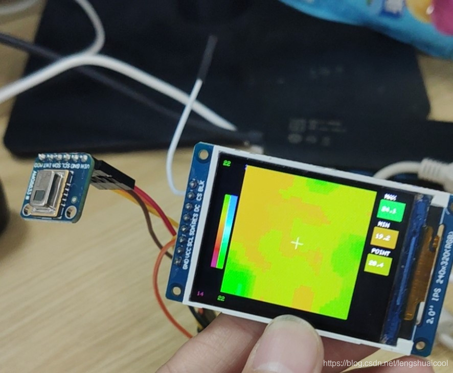ESP32+AMG8833+RGB屏240*320(ST7789)红外热成像_热成像传感器芯片320×240-CSDN博客