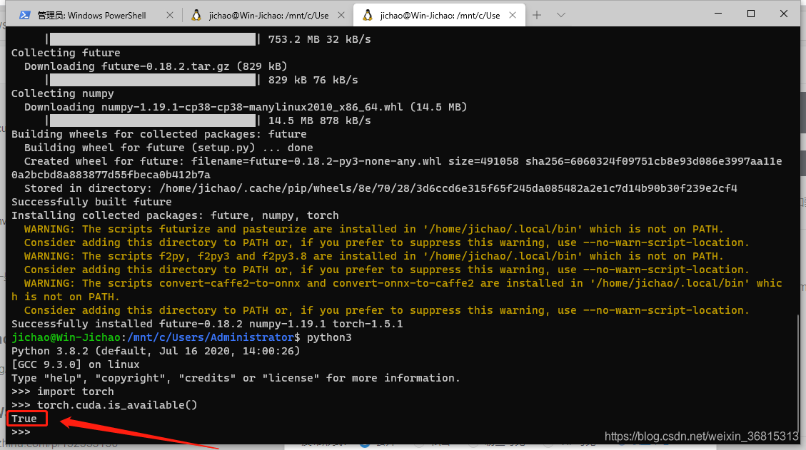 WSL2 安装教程 CUDA 配置 自测已成功_怎么看wsl2的cuda是否已经正常-CSDN博客