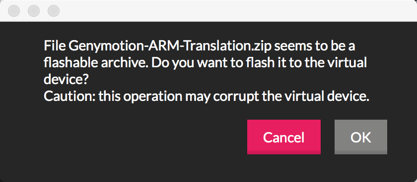 MAC电脑Genymotion不能安装APK---提示需要支持X86或安装ARM translation tool的解决方案-CSDN博客