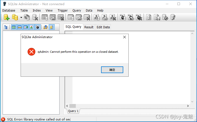 2021-09-02 qAdmin:cannot perform this operation on a closed dataset解决方法-CSDN博客