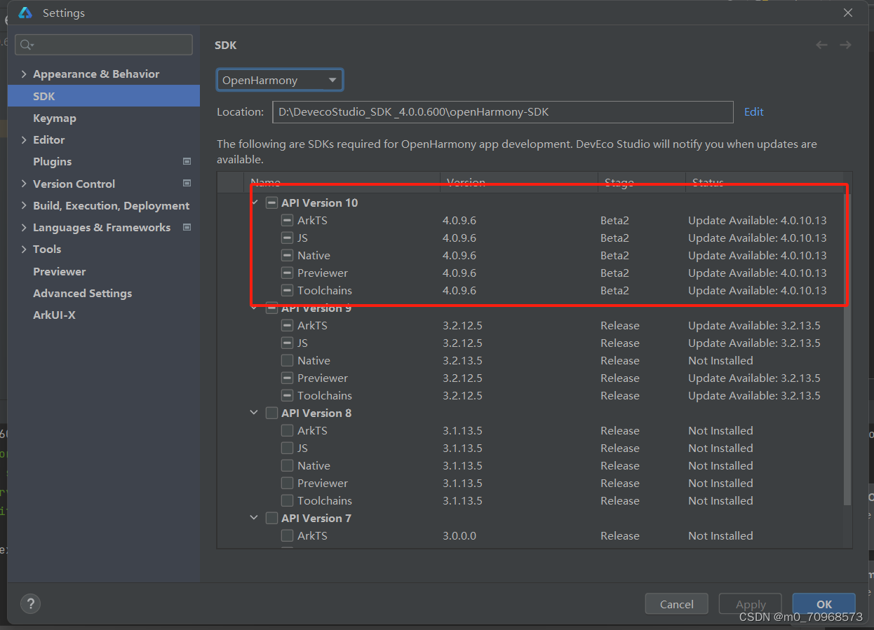 full-sdk10下载安装方法（基于Deveco Studio 4版本）-CSDN博客