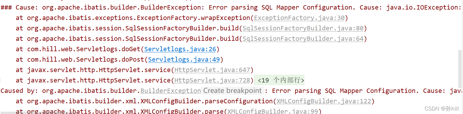 解决error Parsing Sql Mapper Configuration问题 Csdn博客