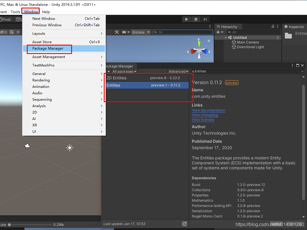 Unity Ecs 之 Entitas 的简单介绍,插件下载、导入,和简单使用(一篇文入门搞懂ecs是什么)unity Entities