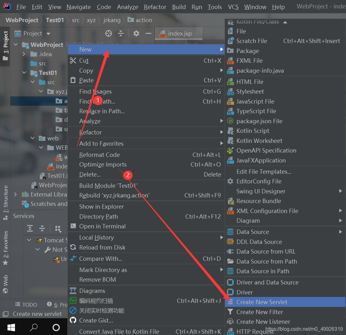 IDEA创建Servlet并配置web.xml_add java ee 6 jars to module-CSDN博客