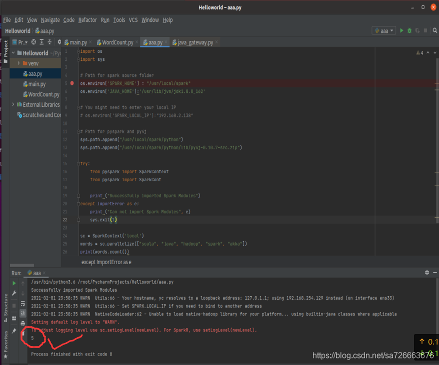 pycharm运行spark程序_怎么在pycharm中设置pyspark的路径-CSDN博客