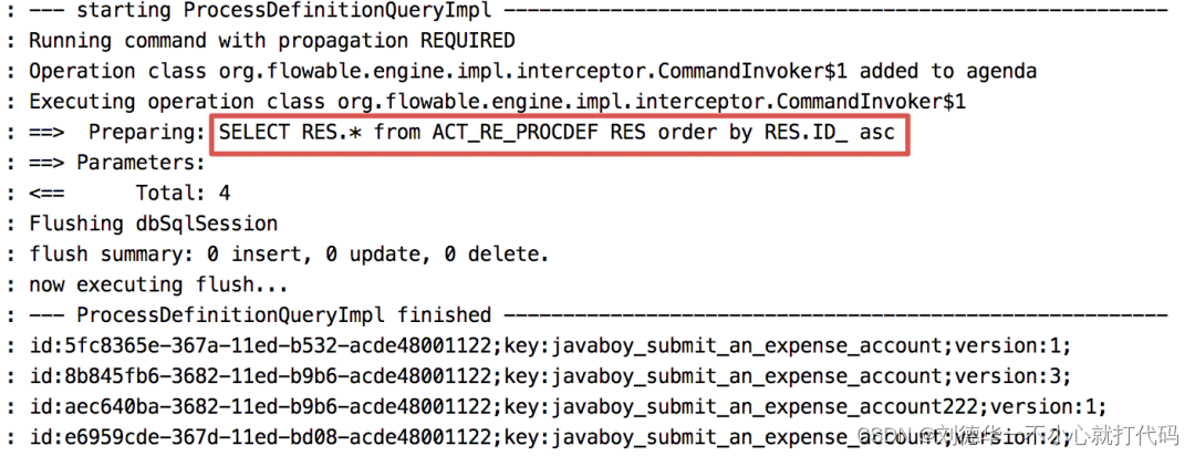 FLOWABLE打印底层sql_flowable 打印sql-CSDN博客