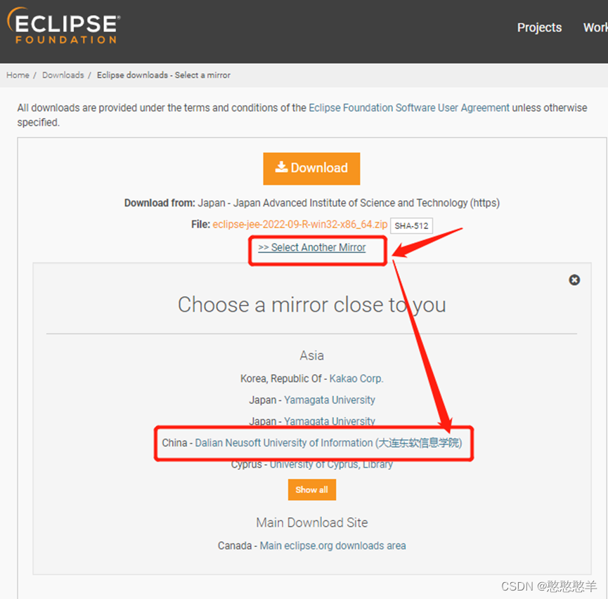 企业级开发-Eclipse IDE for Enterprise Java and Web Developers安装及集成Tomcat 9.0.67-CSDN博客