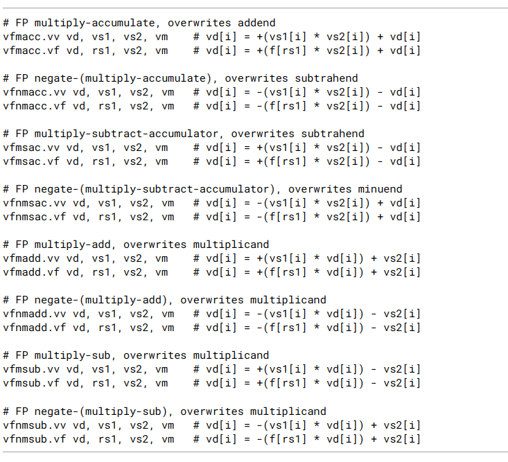 RISCV-V-1.0向量扩展指令集学习_risc-v vector-CSDN博客