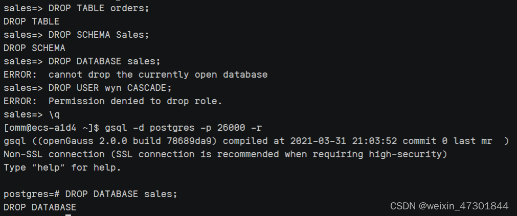 数据库组成原理第二次实验：数据库、基本表与索引的创建、修改与删除实验二数据库、基本表与索引的创建、修改与删除 1 实验环境 华为 Ecsopen Csdn博客