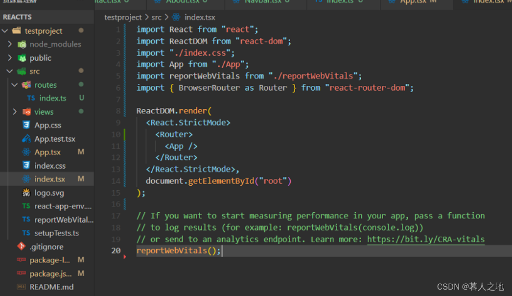 【reactts】从零开始搭建react函数式组件routerreduxlesssassaxios反向代理antd（保姆式教学）react函数组件写tsx写ts代码 Csdn博客