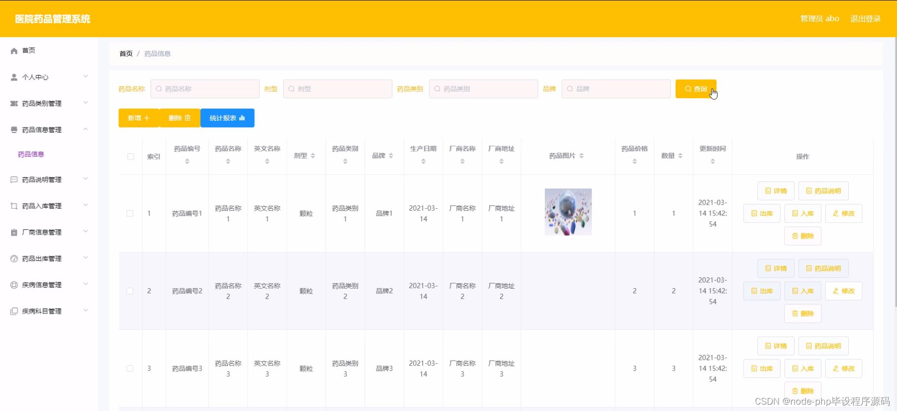 Springbootjavaphpnodepython医院药品管理系统【计算机毕设】 Csdn博客